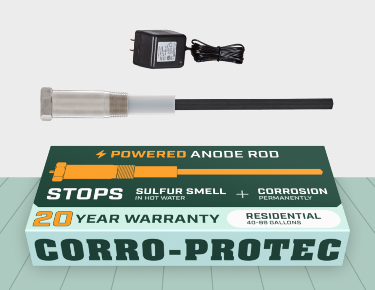 Water Heater Anode Rod (20-year warranty) - By Corro-Protec