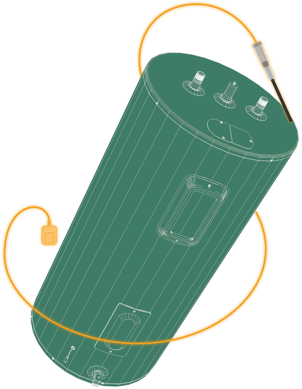 Corro-Protec - Powered anode rod - Residential, RV & Commercial